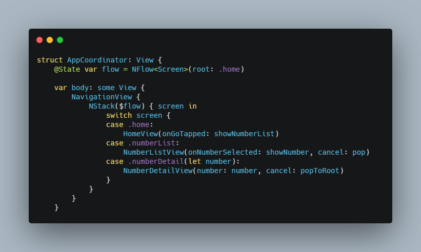 FlowStacks allows you to hoist SwiftUI navigation and presentation ...