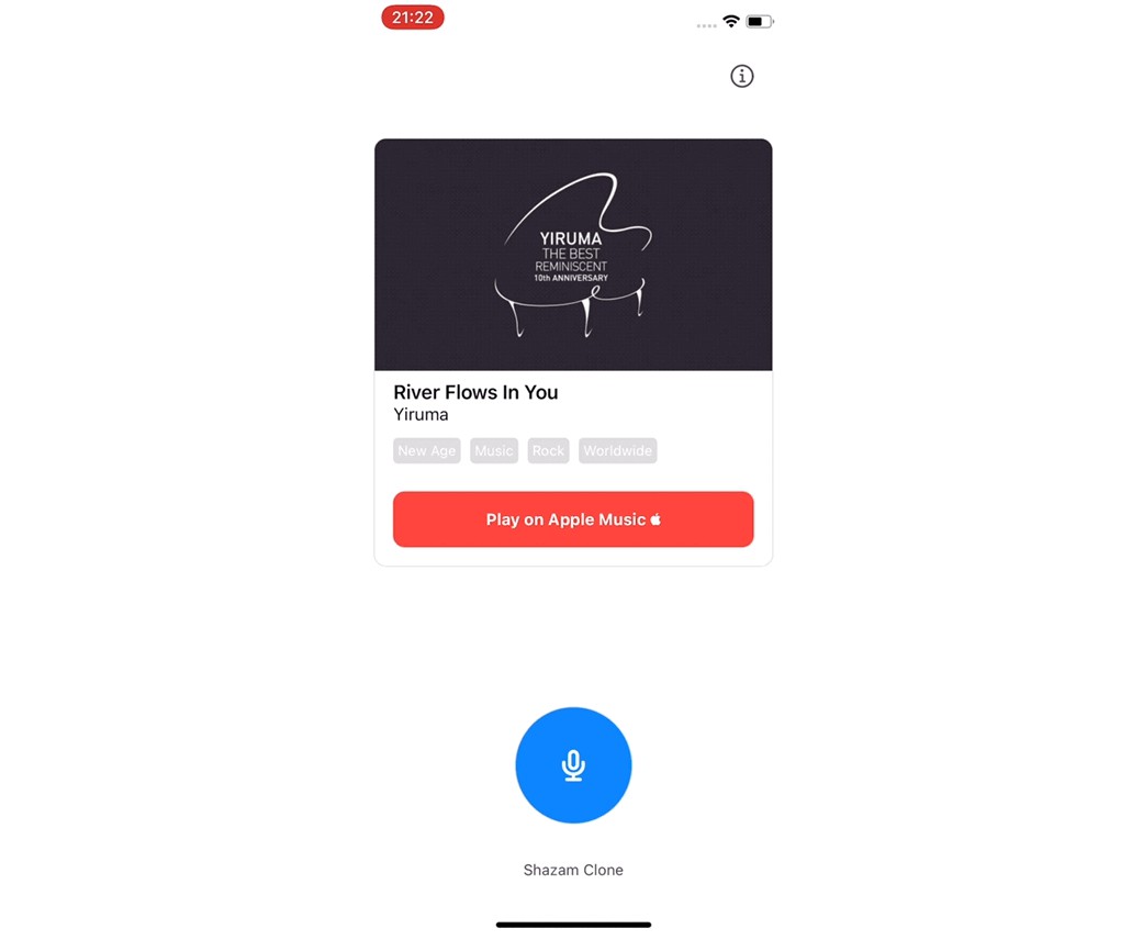A Simple Shazam Clone Using Shazamkit Built With Swiftui 
