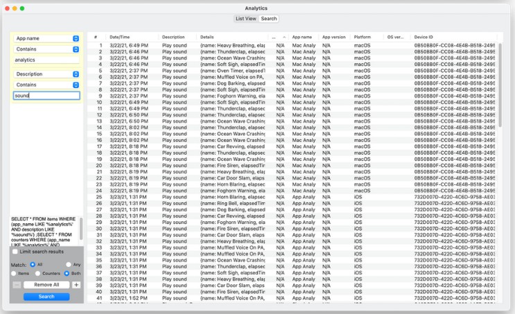A macOS application for accessing the output of the SimpleAnalytics ...