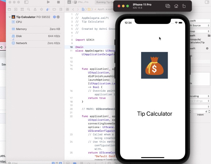 A Tip Calculator Built Using Swift