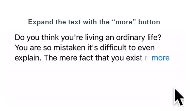 Expand the text with the more button with SwiftUI
