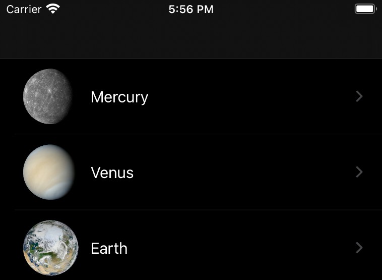 A SwiftUI App that displays information about the planets in our solar ...