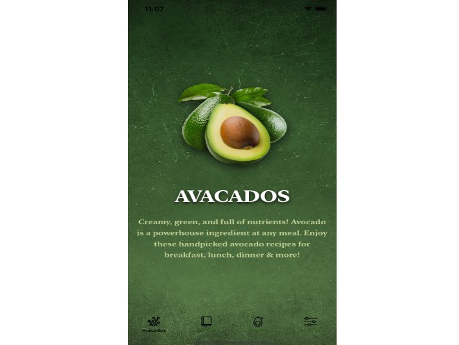 Avocado app built with swift