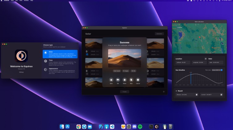 Create dynamic wallpapers for macOS
