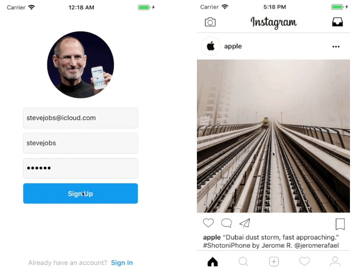 A detailed clone of the Instagram app built with Firebase
