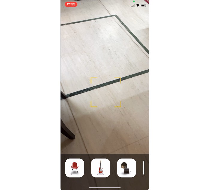 A very basic AR swift app for iPhones and iPads