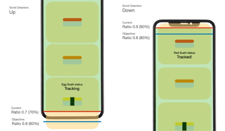 View visible tracker for ios