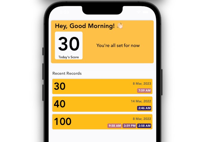 Simple Ios App Written In Swift 5 To Track Daily Medicine Use