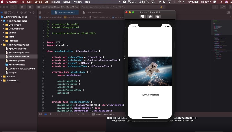 Warp image transformation