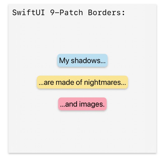 SwiftUI micro-library for views with tiling image borders