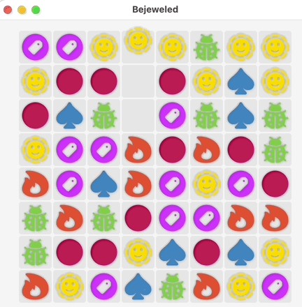 A match three game in SwiftUI showing how to use async animations to chain dependent animations ...