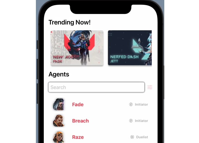 ValoGent - An application to show Valorant's Agents and see all of ...