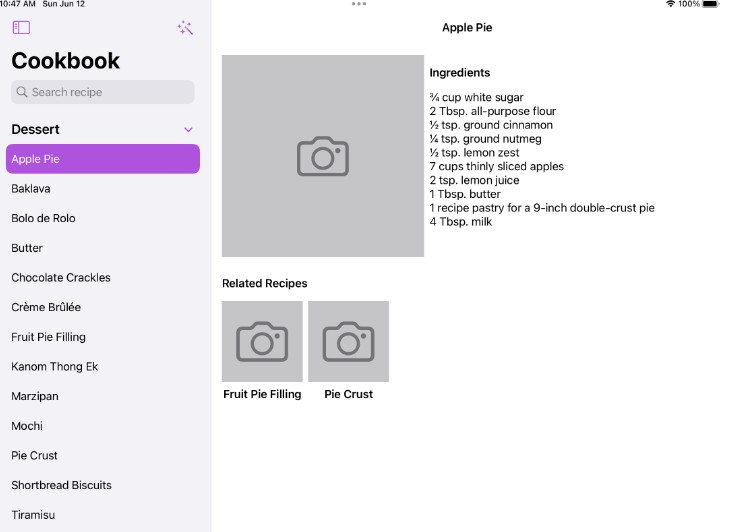 WWDC22 Challenge: SwiftUI navigation hotdish