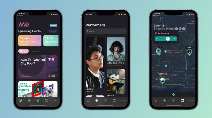 Major VII - An app made for independent music artists and their fans
