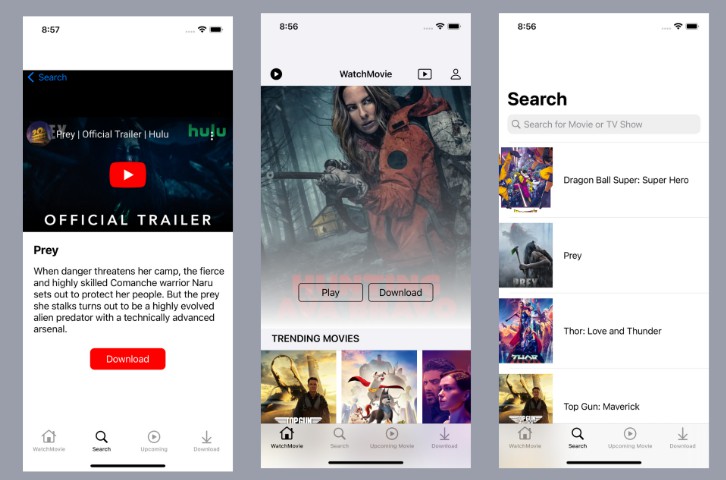Full featured Netflix clone app written in Swift 5