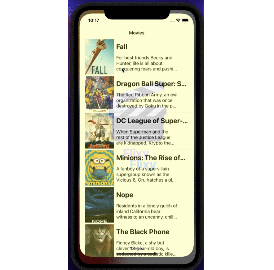 A movie library application was designed using MVC architecture