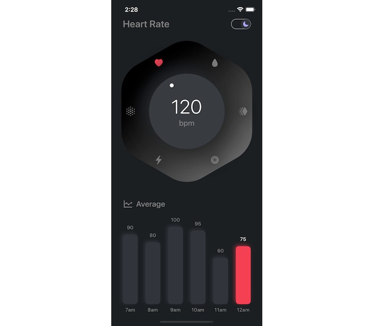 Created neumorphism UI in SwiftUI
