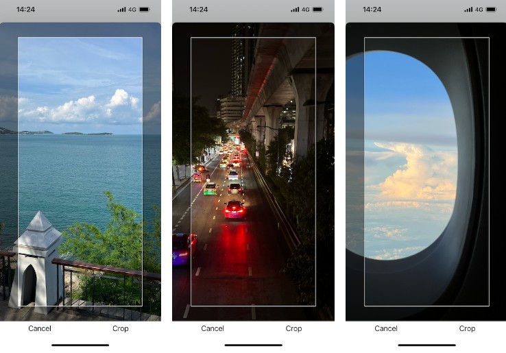 Image cropping/rotating/straightening library for iOS in Swift