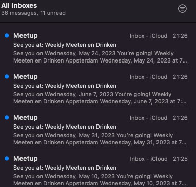 A basic application, to automatically attend to meetup events