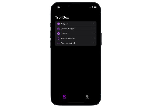 A TrollStore app that embed all TrollStore tools