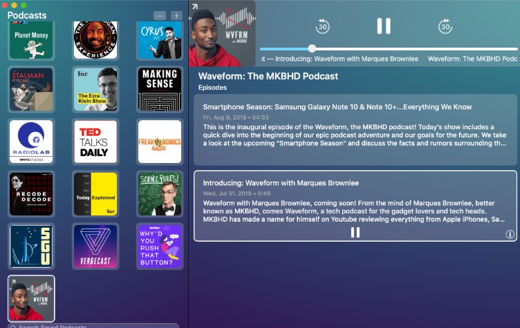 An OpenSource podcase player for MacOS