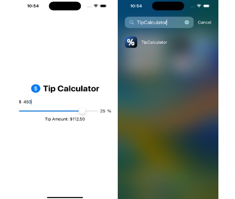 Tip Calculator App for iOS