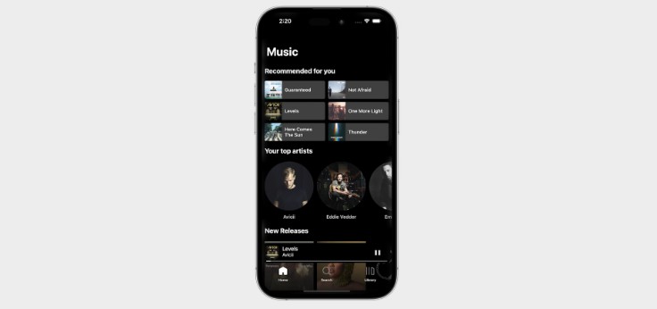 Online Music Player for iOS based on Spotify