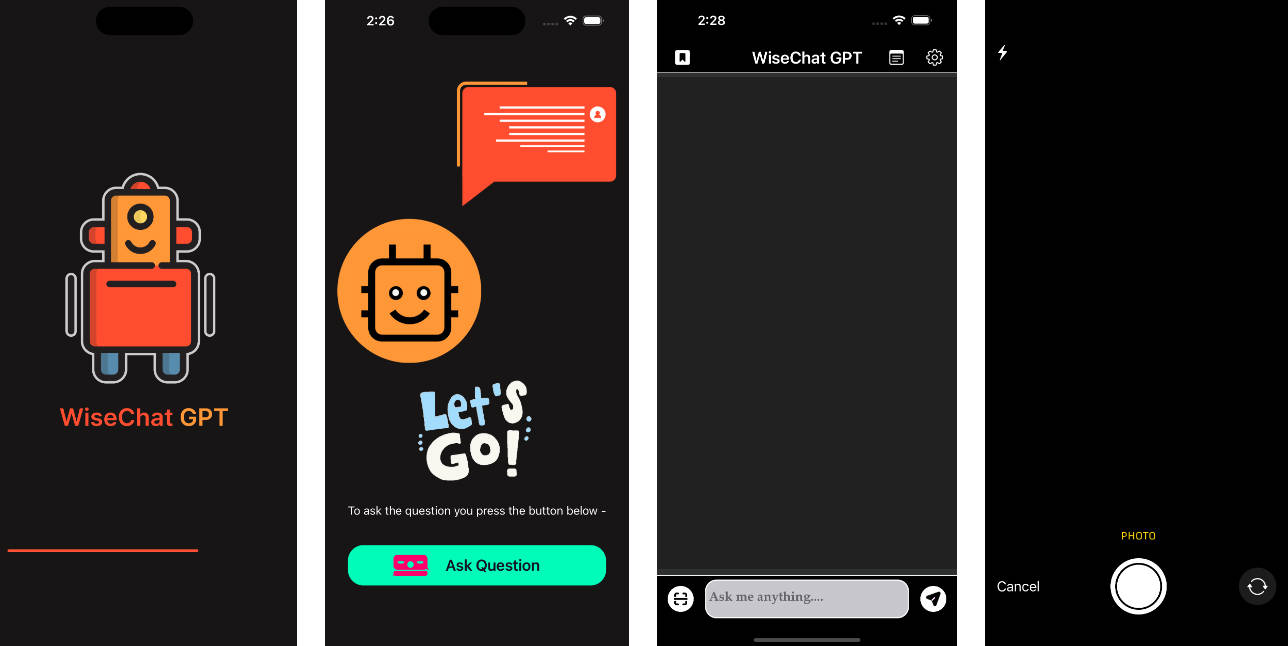 WiseChat GPT App Example with Swift