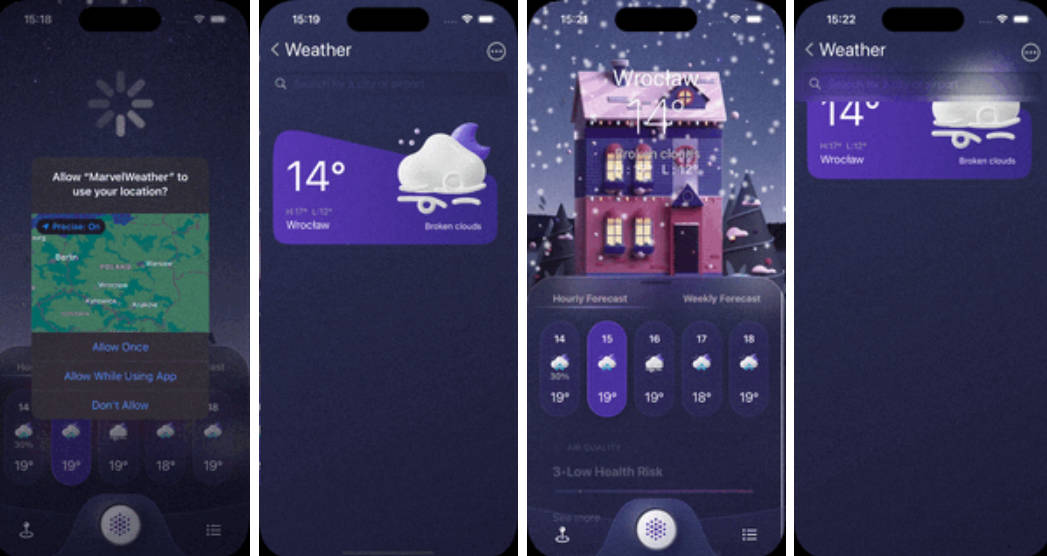 Marvel Weather Application Built With Swiftui