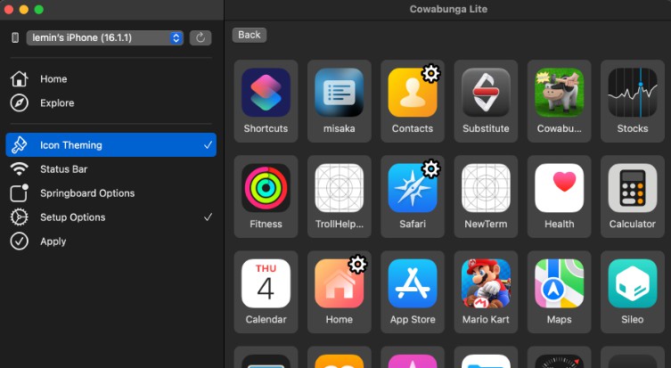 A jailed customization toolbox for iOS 15+ on all devices