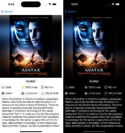 An iOS app that allows users to search for movies and view detailed ...