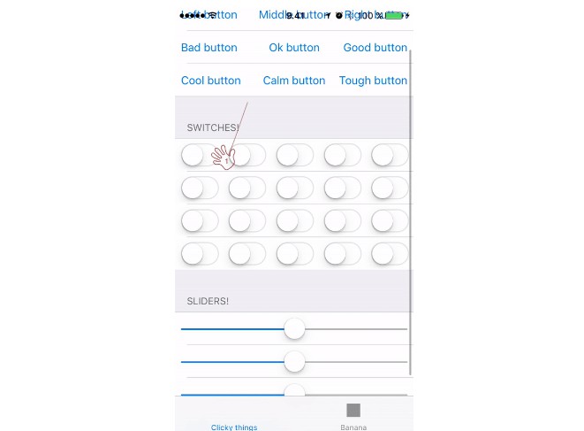 A framework for generating randomised user input in iOS apps