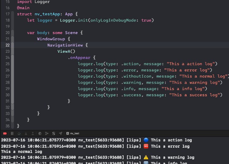 A simple tool that allows you to track logs more easily in your project
