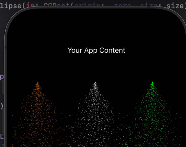 Smoke particles with indian colours