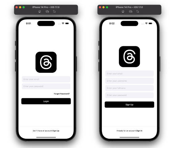 Threads Clone with SwiftUI, Firebase, and Kingfisher