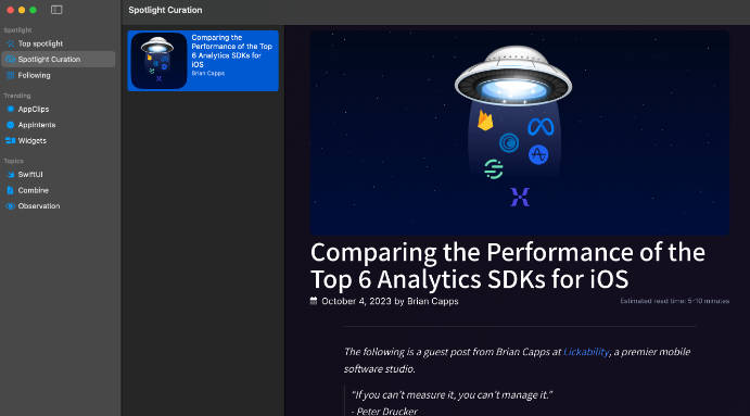 Devspotlight A Multiplatform Swiftui App 4638