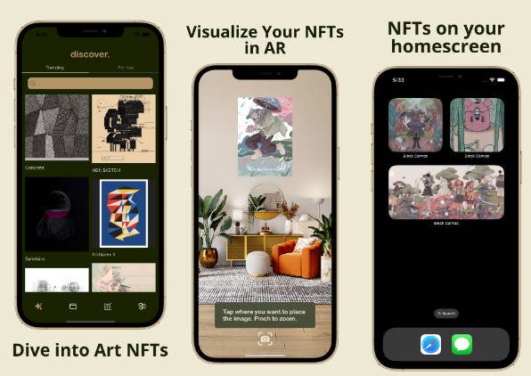 An innovative NFT application focusing on AR visualization