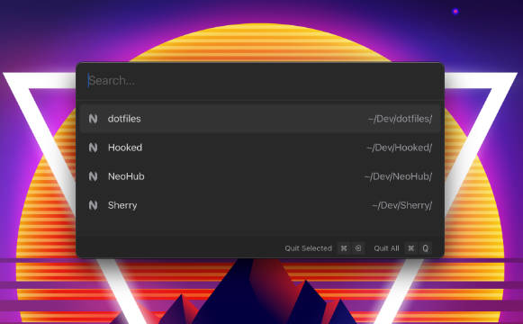 Instance manager for Neovide