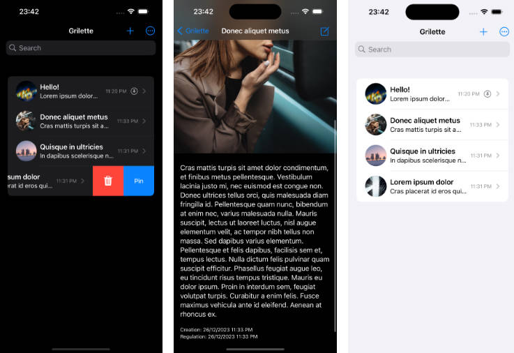 Simple and effective note-taking app